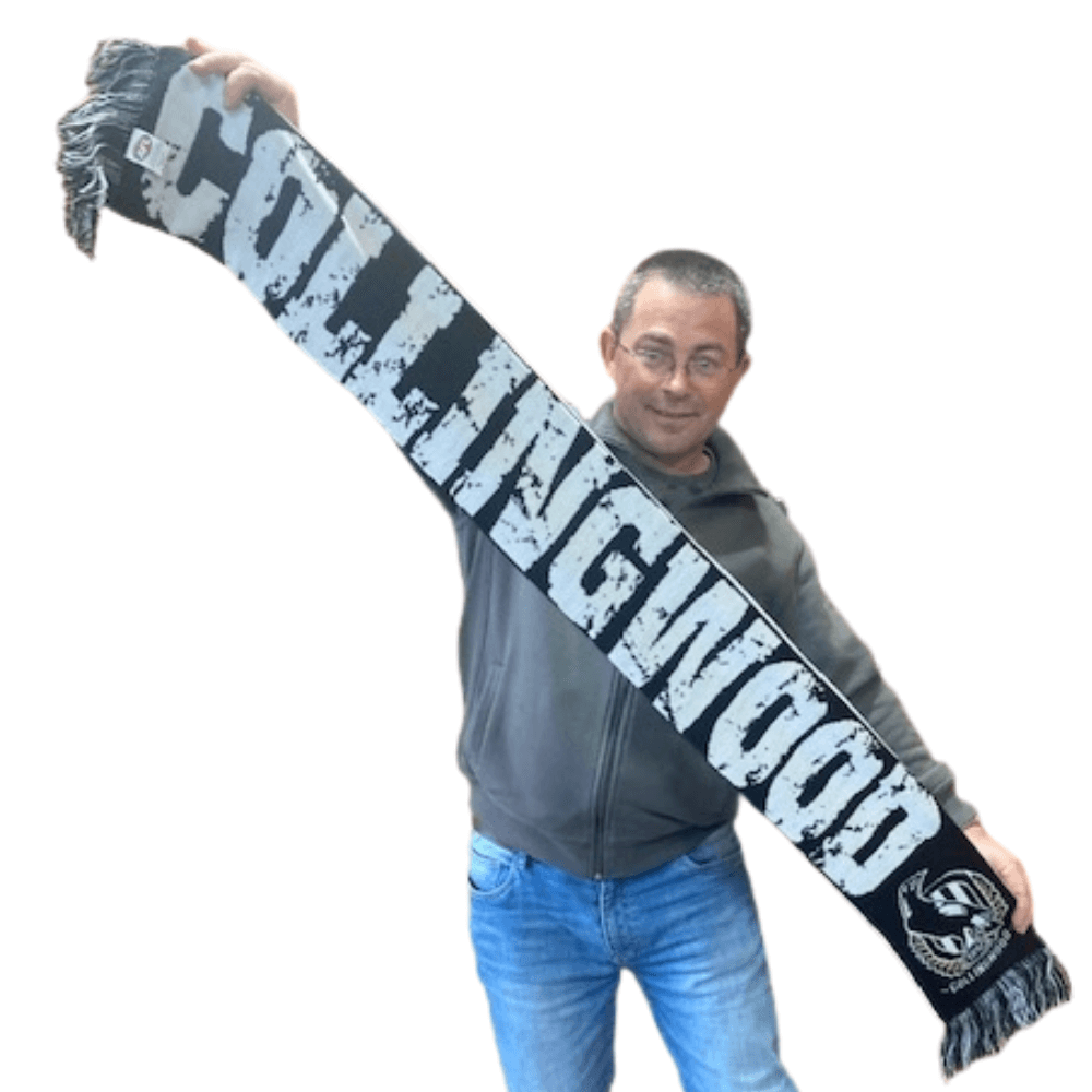 Collingwood Magpies Reversible Jacquard Scarf