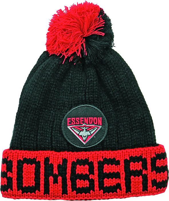 Essendon Bombers Hundo Beanie | Funky Rib Knit