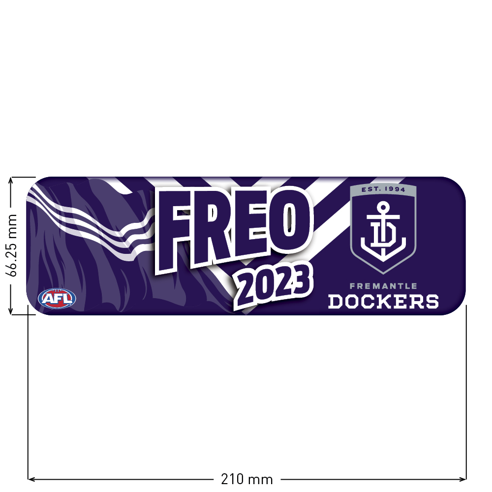 Fremantle Dockers 2023 Supporter Decal
