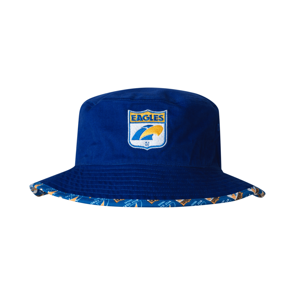 West Coast Eagles Adults Reversible Bucket Hat