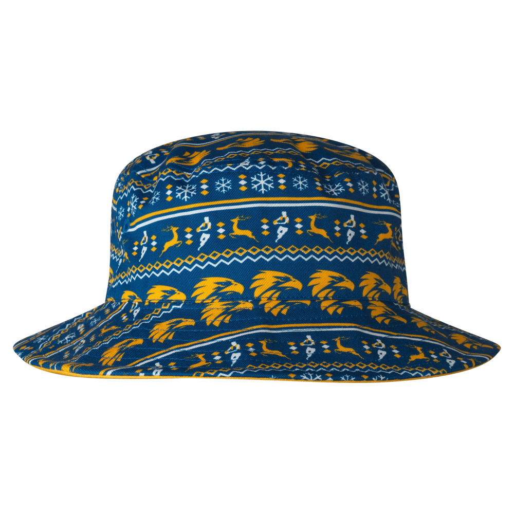 West Coast Eagles Adult Ugly Bucket Hat and Sock Pack