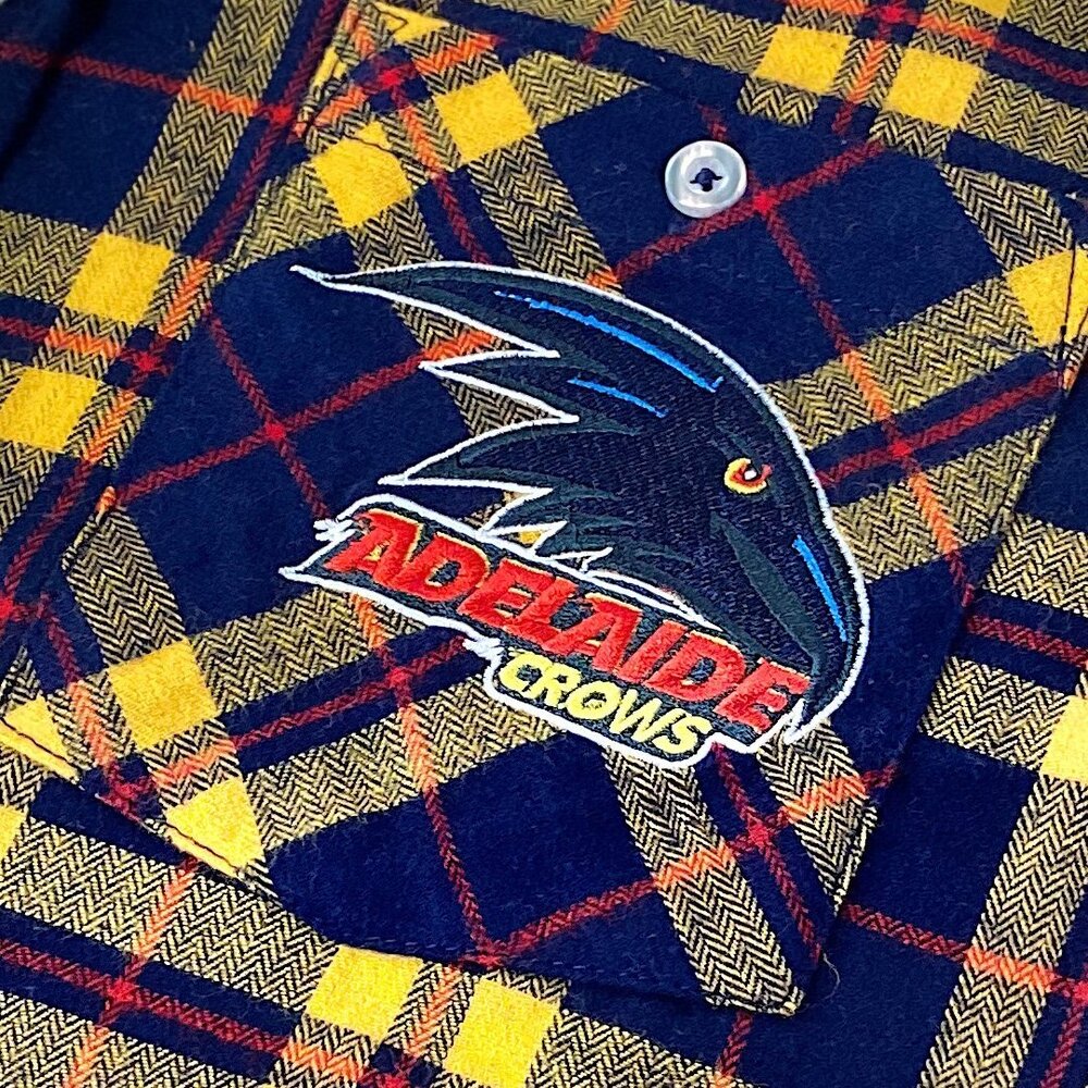 Adelaide Crows Adults Flannel Shirt