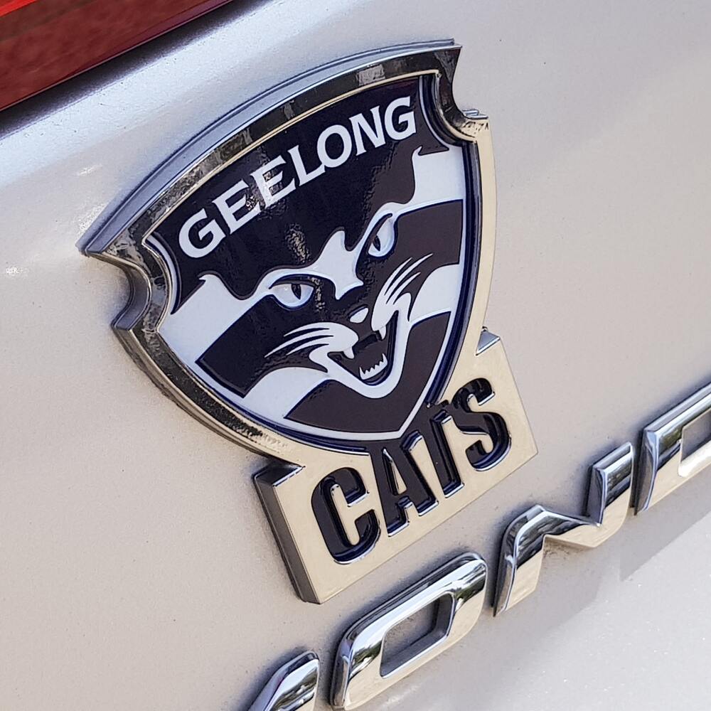 Geelong Cats 3D Chrome Supporter Emblem