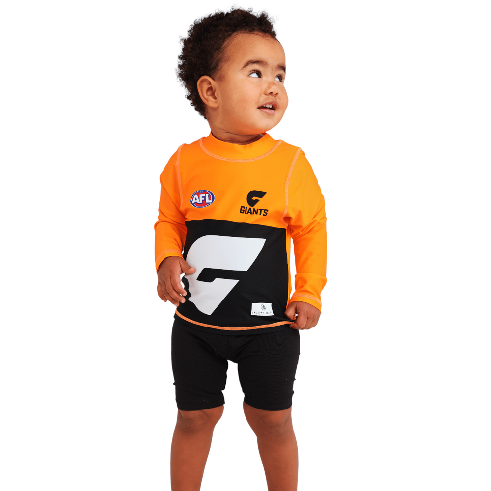 GWS Giants Kids Rash Top