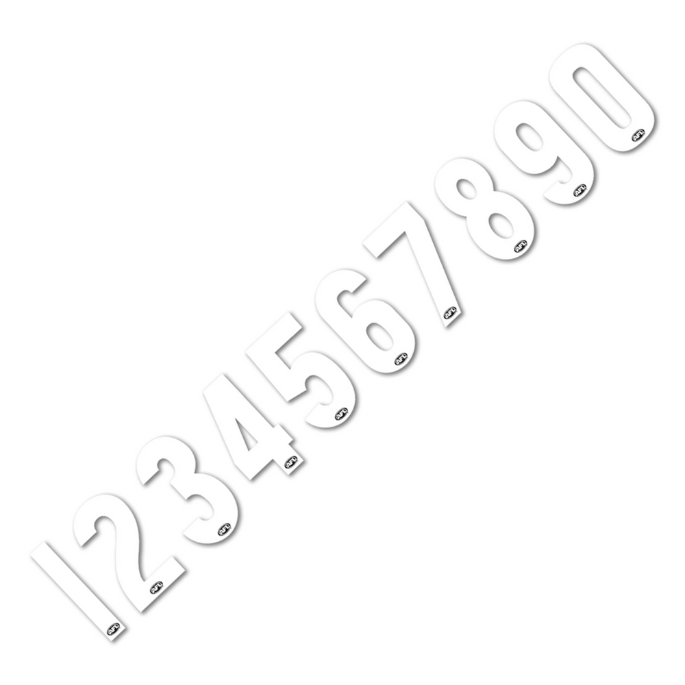 AFL Numbers For Adult Guernseys Colour:White