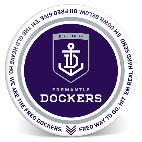 Fremantle Dockers AFL Melamine Snack Plate | Official Supporter Tableware