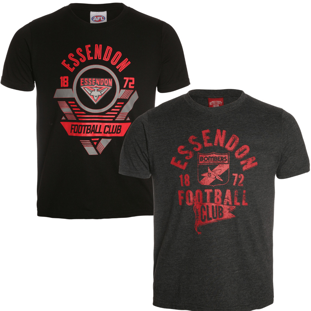 Essendon Bombers Youths T-Shirts Twin Pack
