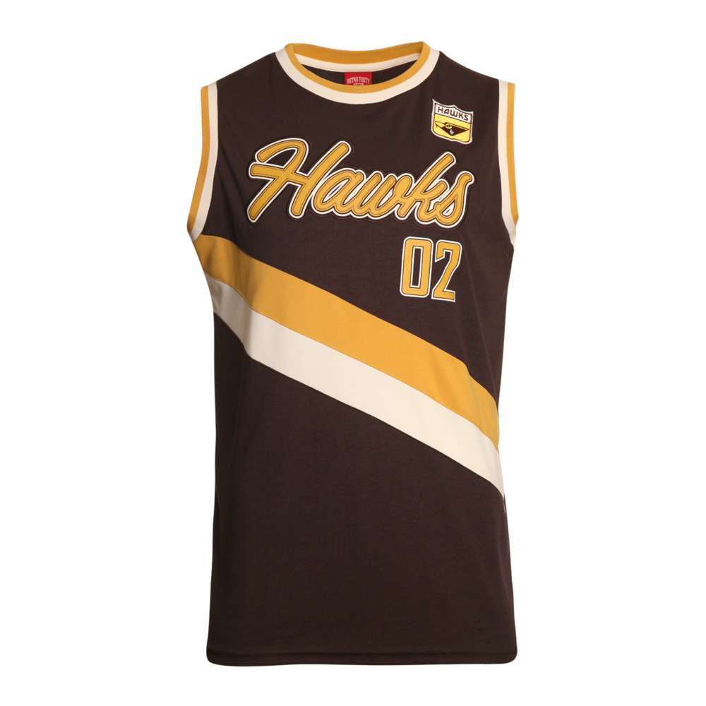 Hawthorn Hawks Youths Throwback Singlet