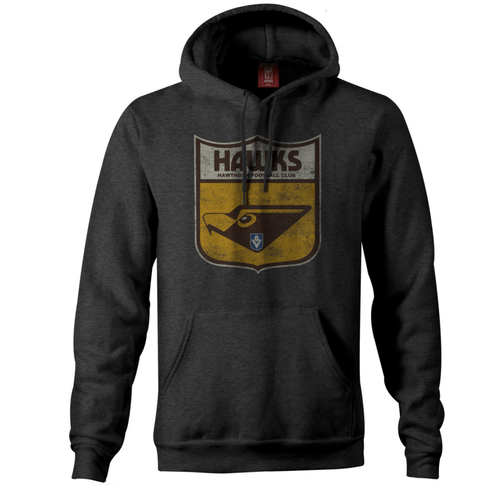 Hawthorn Hawks Mens Retro Hoodie