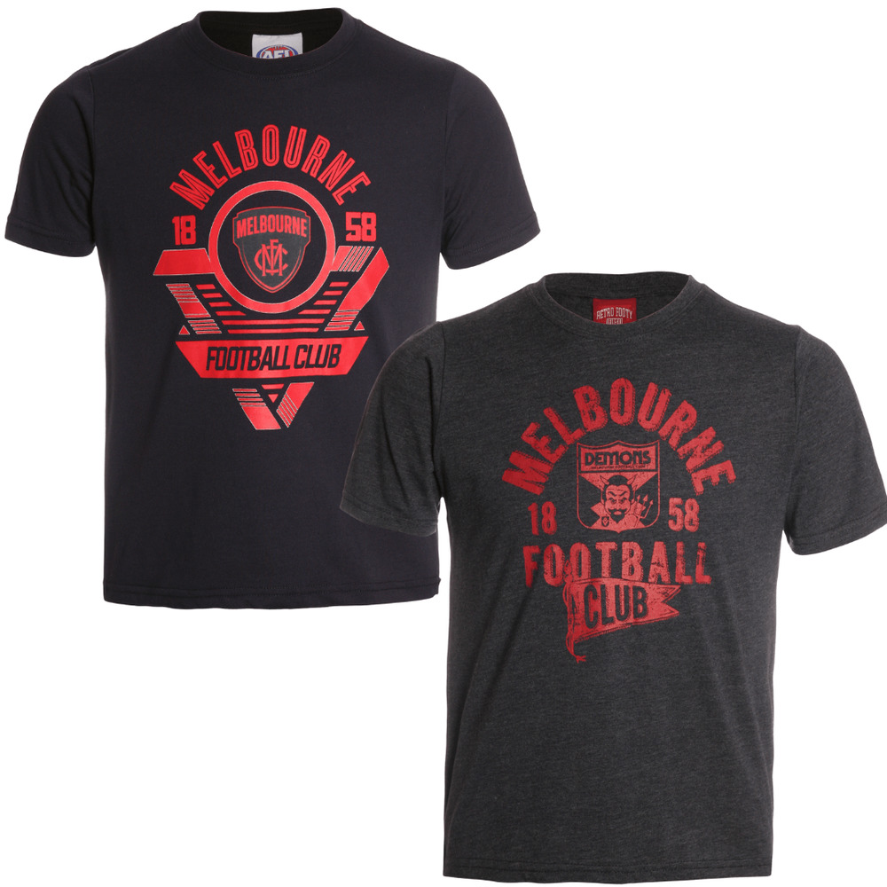 Melbourne Demons Youths T-Shirts Twin Pack