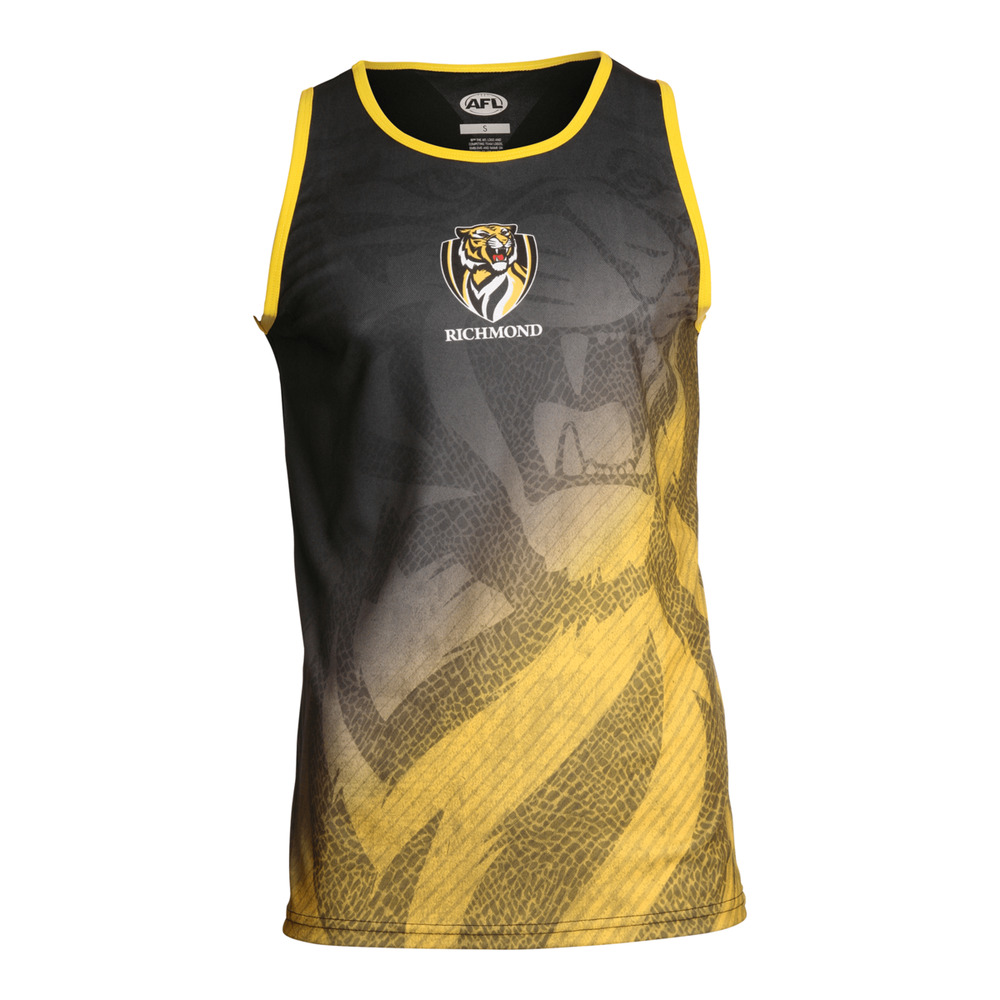 Richmond Tigers Mens Training Singlet