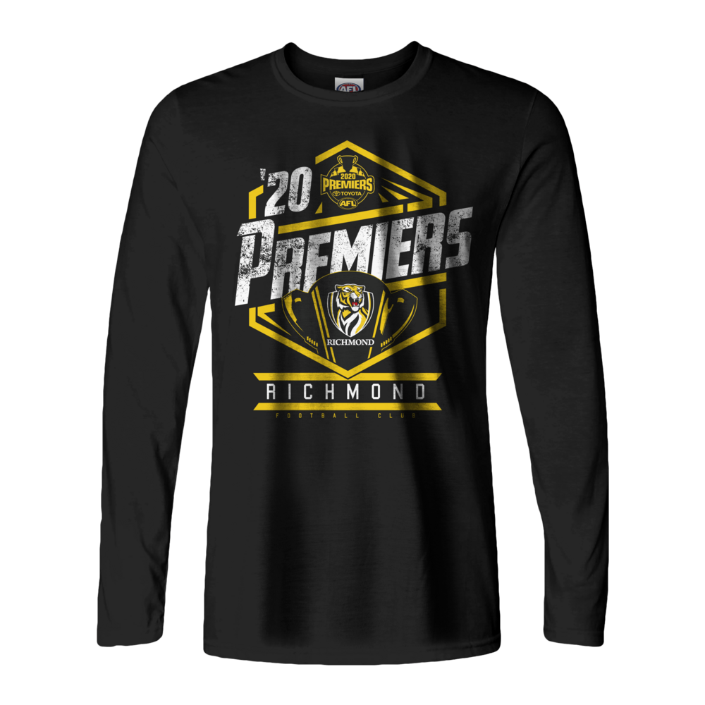 Richmond Tigers 2020 Premiers Mens Long Sleeve Tee