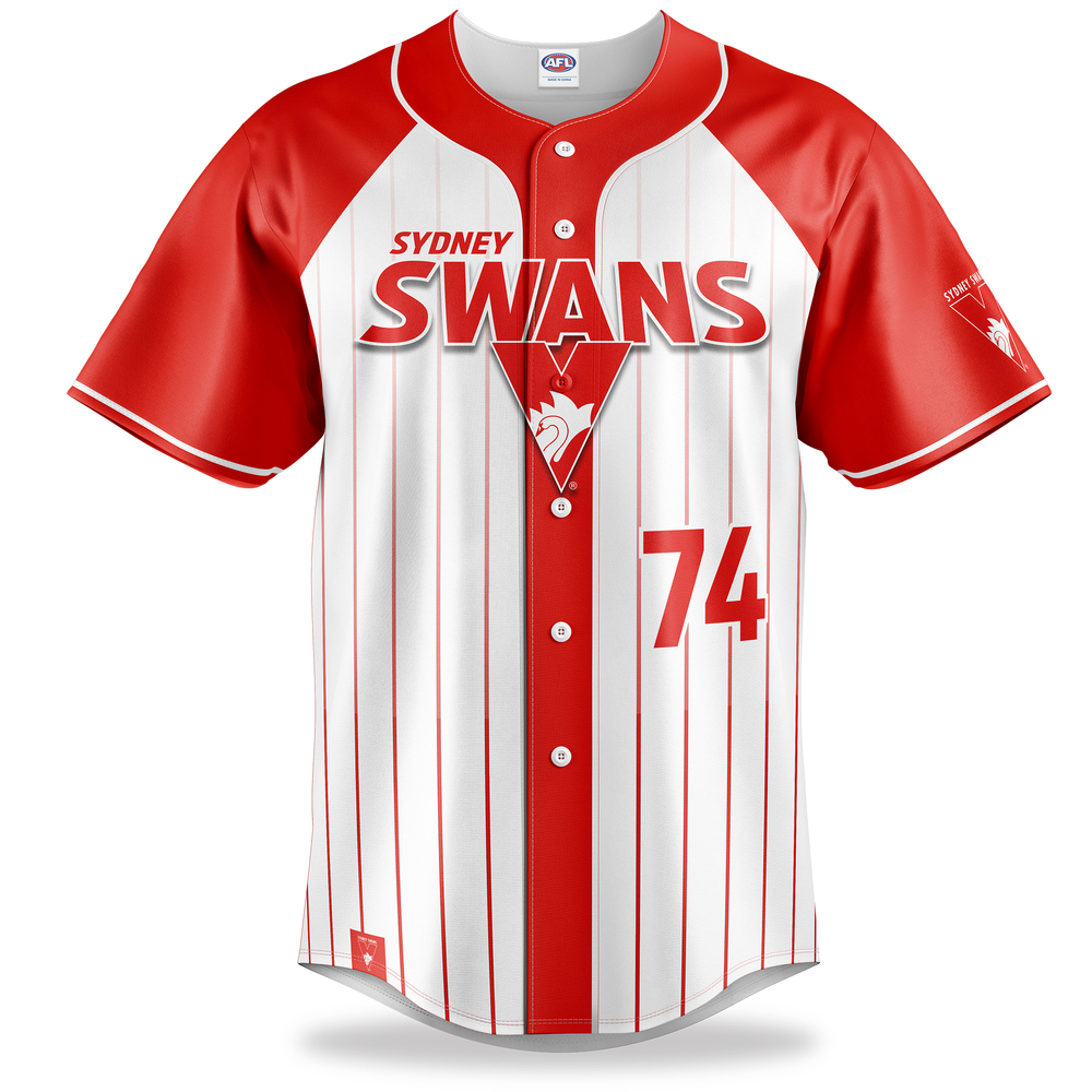 Sydney Swans Baseball Shirt