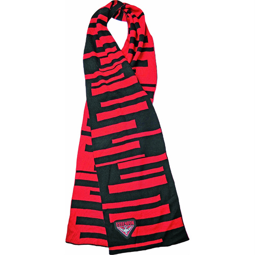Essendon Bombers Key Stripe Scarf | Contemporary Design