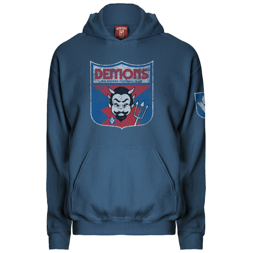 Melbourne Demons Mens Retro Hoodie